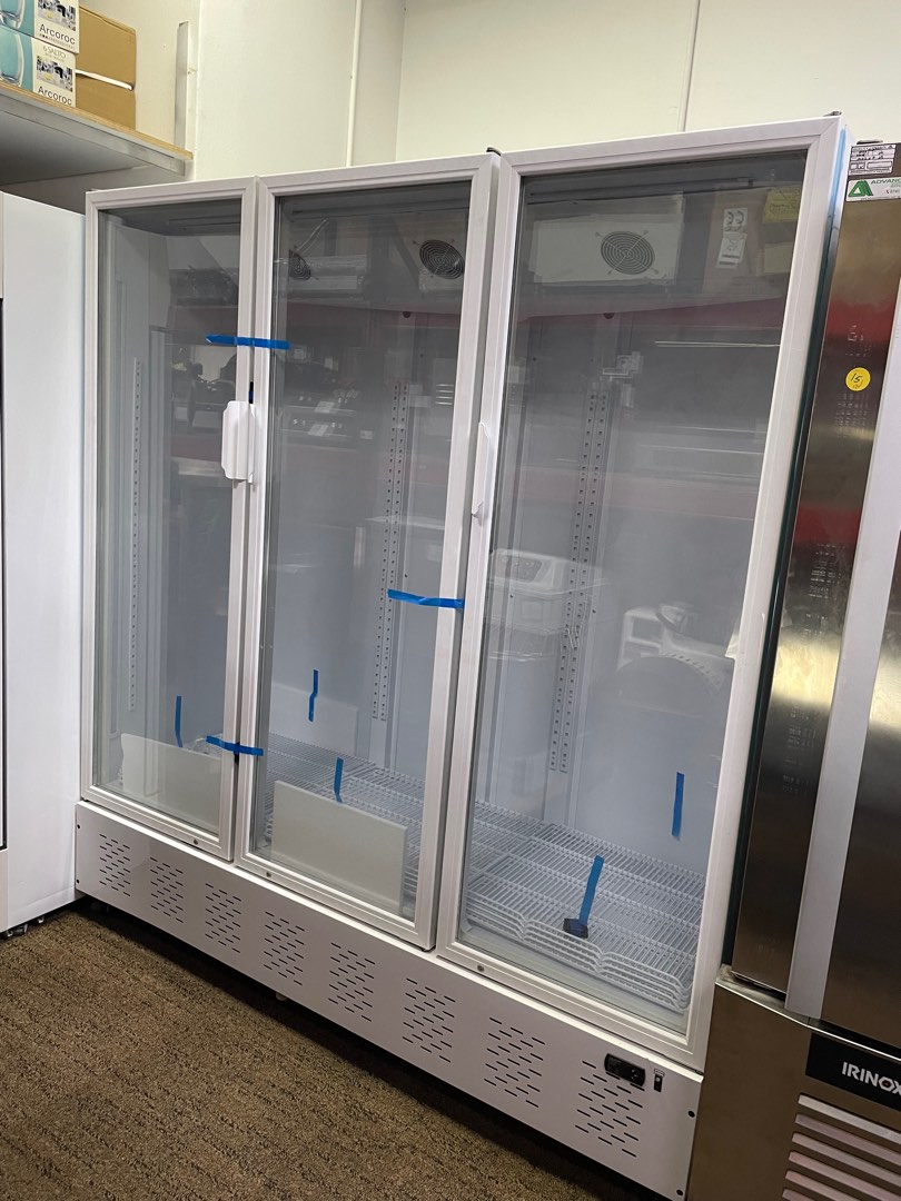 3 glass door upright chiller / drink display chiller, TV & Home ...