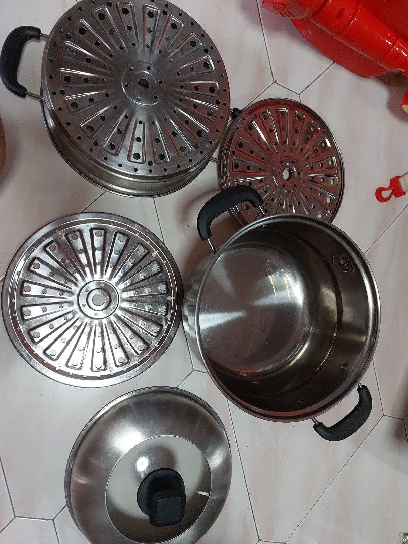 3 layer steamer and cooker, Furniture & Home Living, Kitchenware ...
