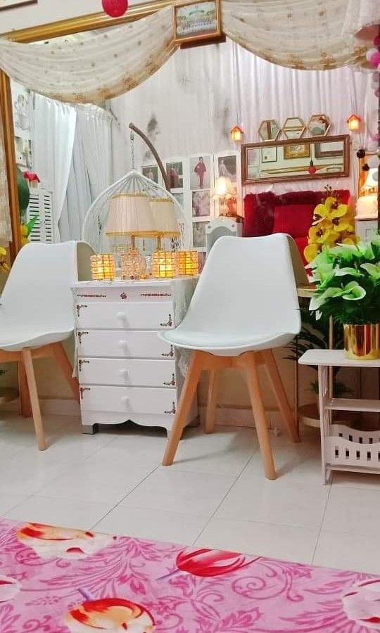 4 laci Cabinet almari kayu bunga vantage, Furniture & Home Living ...