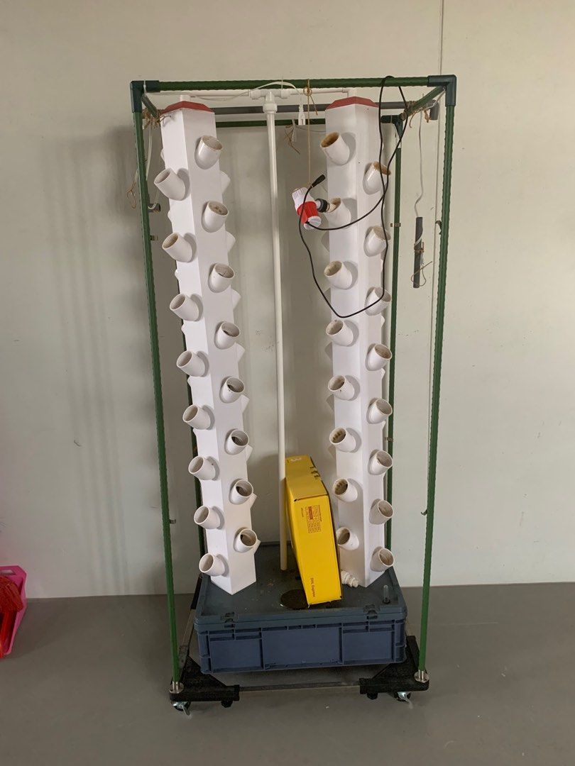 64 Pots Urban Farming Rack, Furniture & Home Living, Gardening, Pots ...