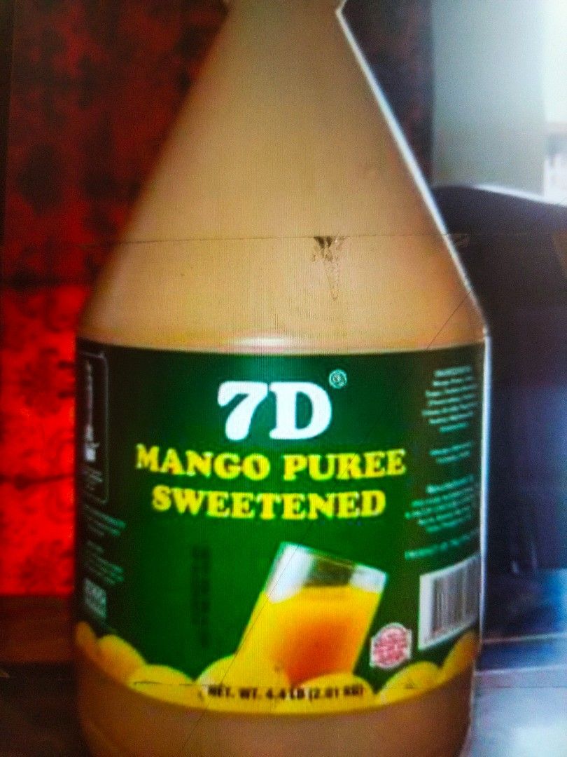 7D MANGO PUREE, Food & Drinks, Beverages on Carousell