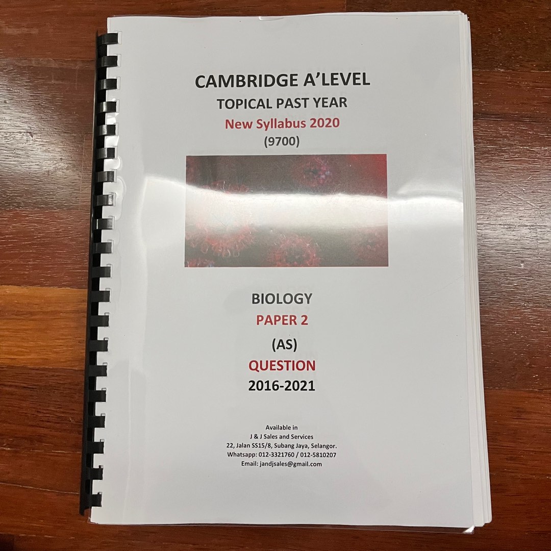 9700 CAIE Biology Paper 2, Hobbies & Toys, Books & Magazines ...