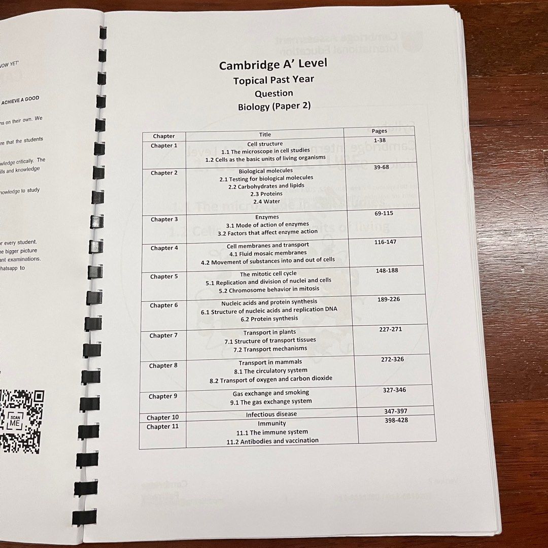 9700 CAIE Biology Paper 2, Hobbies & Toys, Books & Magazines ...