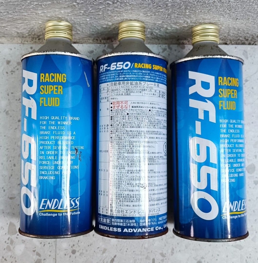 日本 japan Endless rf-650 racing brake fluid 兢技剎車油, 汽車配件, 改裝、內外零件 - Carousell