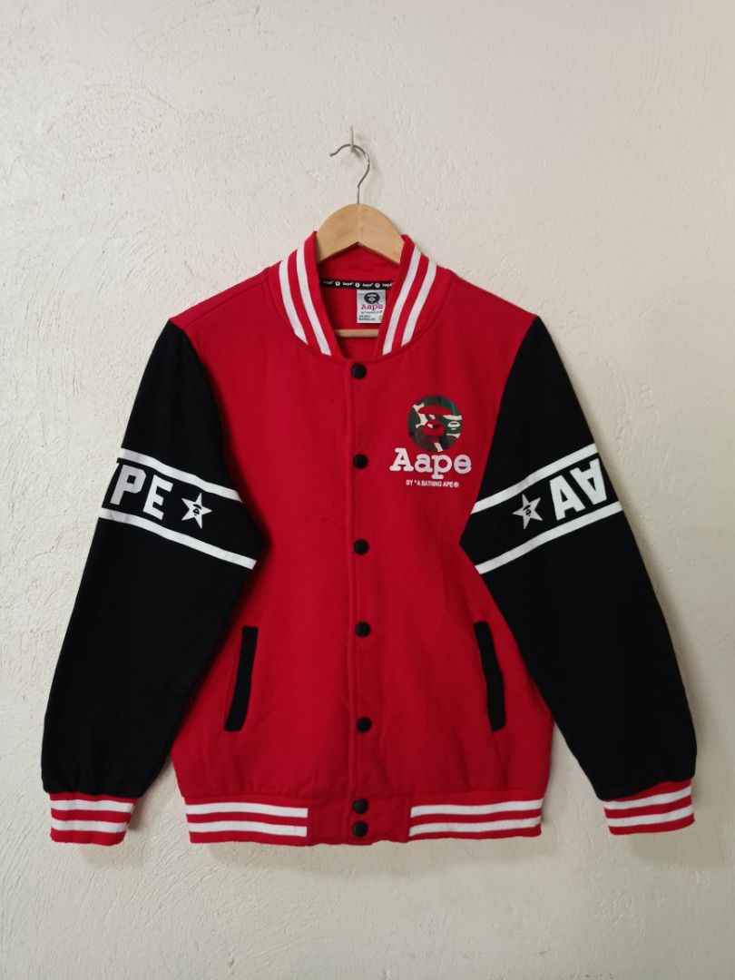 Aape varsity jacket, Men's Fashion, Coats, Jackets and Outerwear on ...