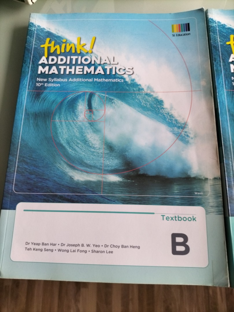 Additional Mathematics (Amath) B textbook, Hobbies & Toys, Books ...