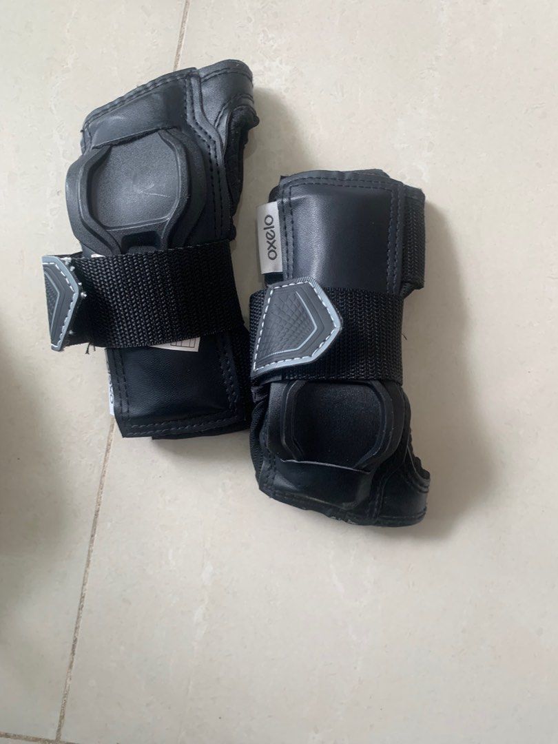 Adult Inline Skate Protection Kit Oxelo Fit 500 3-piece - Black, Babies ...