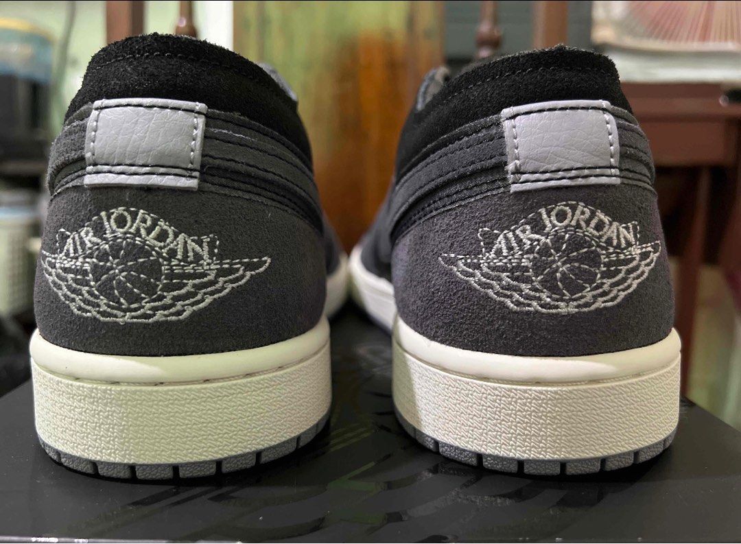 Air Jordan 1 Low SE Craft Inside Out Black, Men's Fashion, Footwear ...
