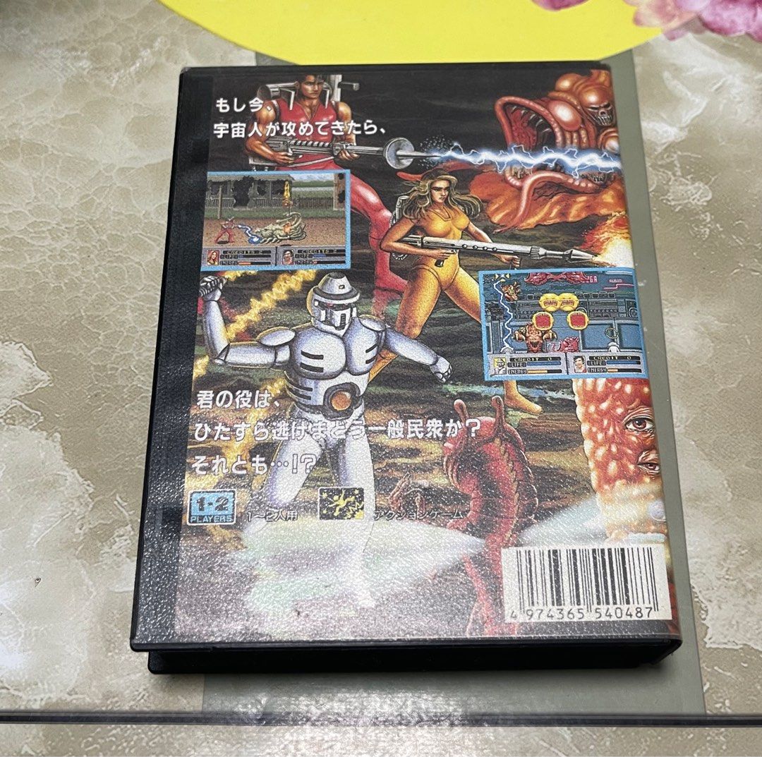 SEGA MD - Alien storm, 電子遊戲, 遊戲機配件, 遊戲週邊商品 - Carousell