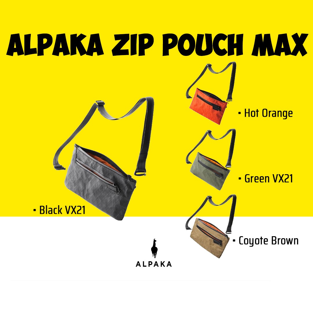ALPAKA Zip Pouch Max X-Pac V21 Sling men Bag for Travel, Men's Fashion ...