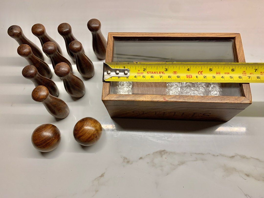 Antique Nine Pins (Skittles or Jeu de Quille) Set | AuBonMarche 1800 ...