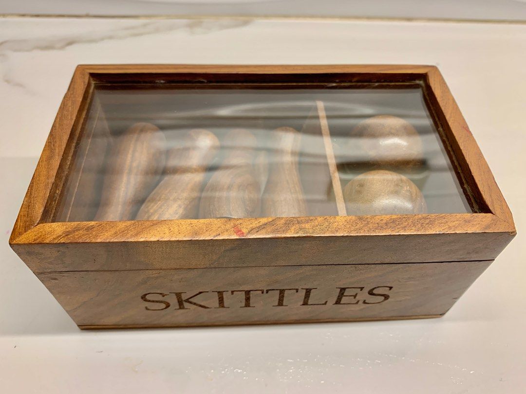 Antique Nine Pins (Skittles or Jeu de Quille) Set | AuBonMarche 1800 ...