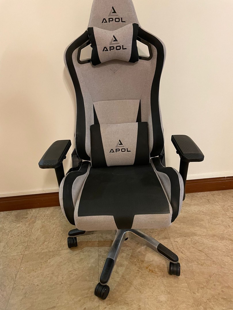 APOL Kraken Fabric Gaming Chair, Furniture & Home Living, Furniture ...