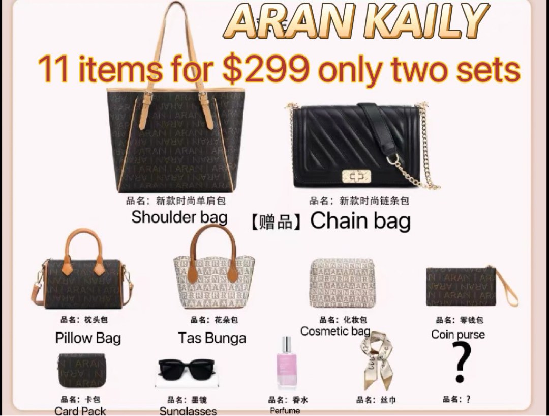 Aran Kaily, Women's Fashion, Bags & Wallets, Backpacks on Carousell