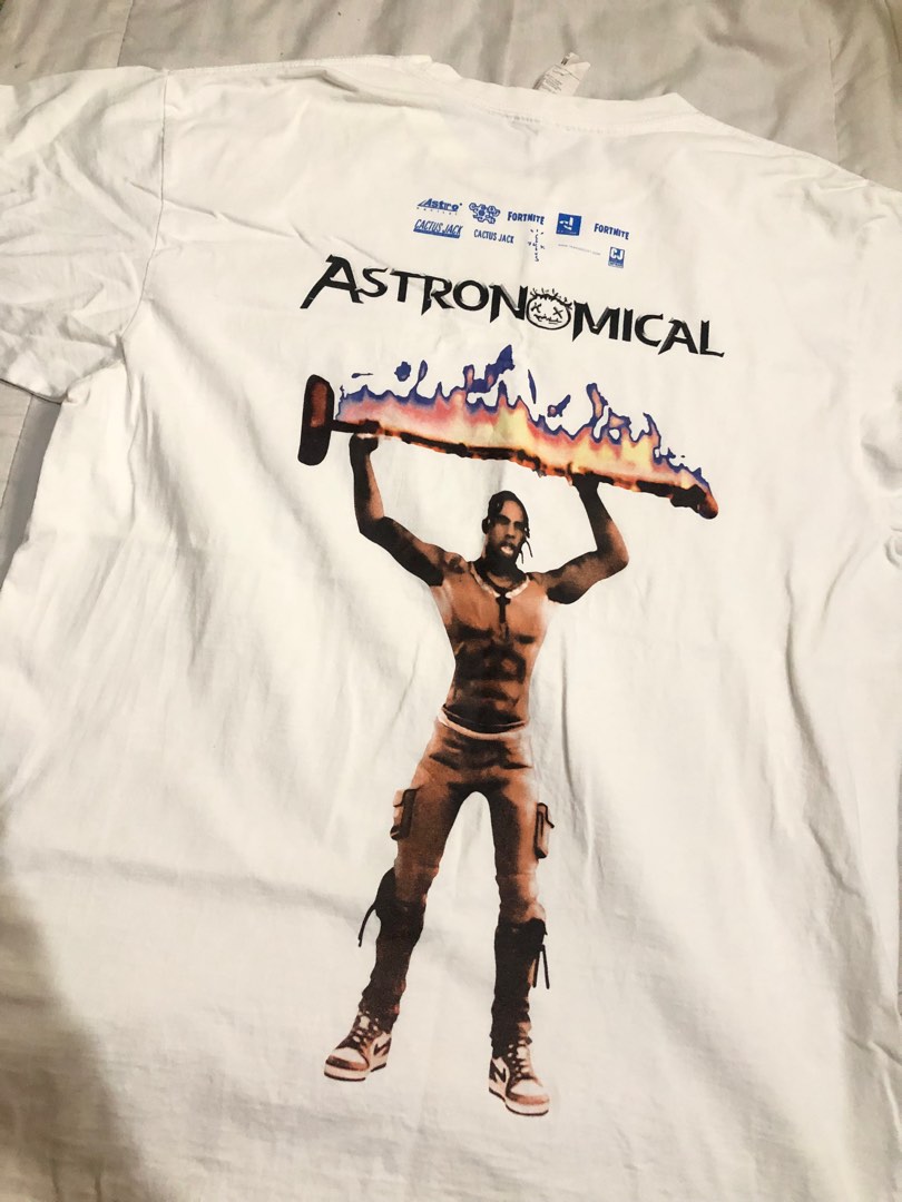 ASTRONOMICAL TRAVIS SCOTT CACTUS JACK FORNITE TEE, Men's Fashion, Tops ...