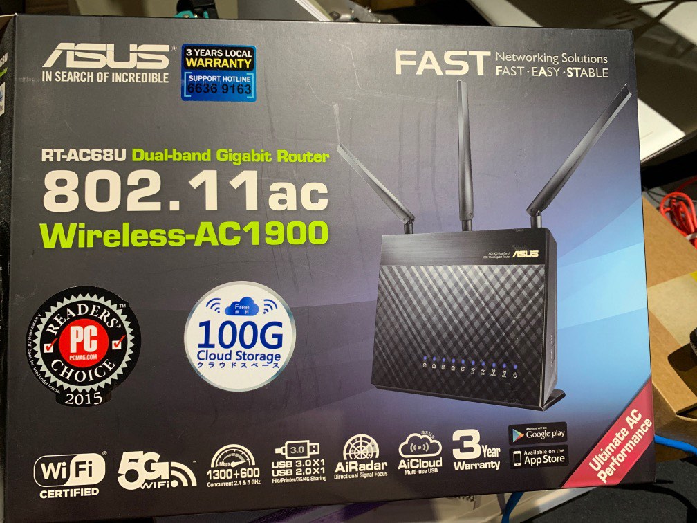 Asus RT-AC68U, Computers & Tech, Parts & Accessories, Networking on ...