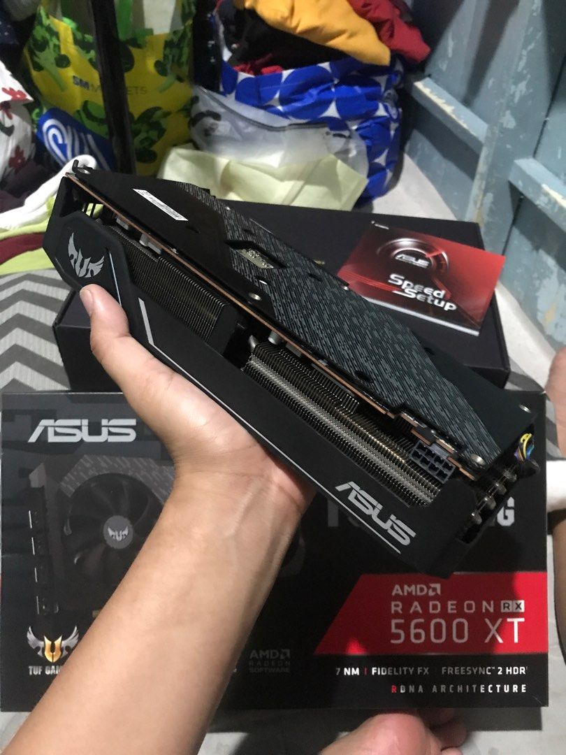 ASUS TUF GAMING RX 5600 xt evo TRIFAN, Computers & Tech, Parts & Accessories, Computer Parts on ...