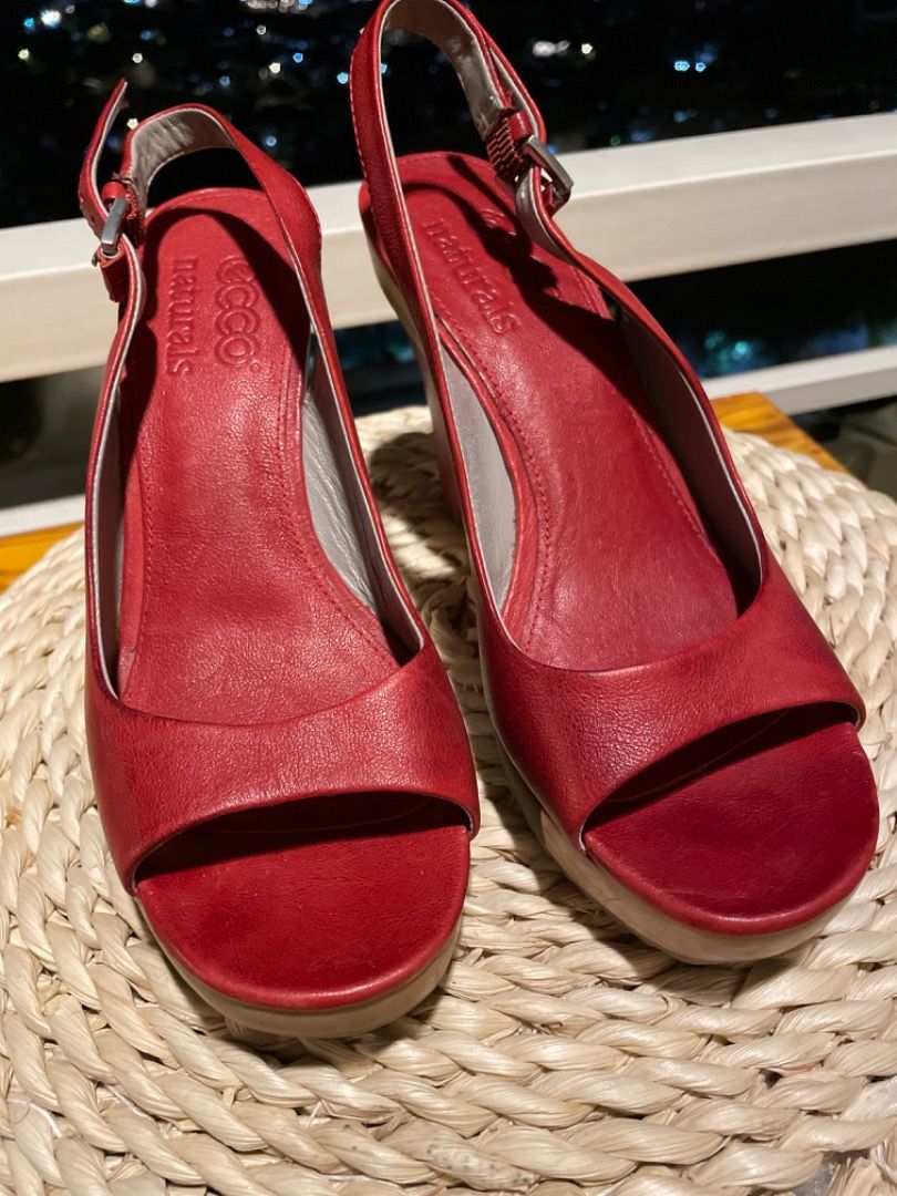 Authentic leather ecco high heels, Women's Fashion, Footwear, Heels on ...