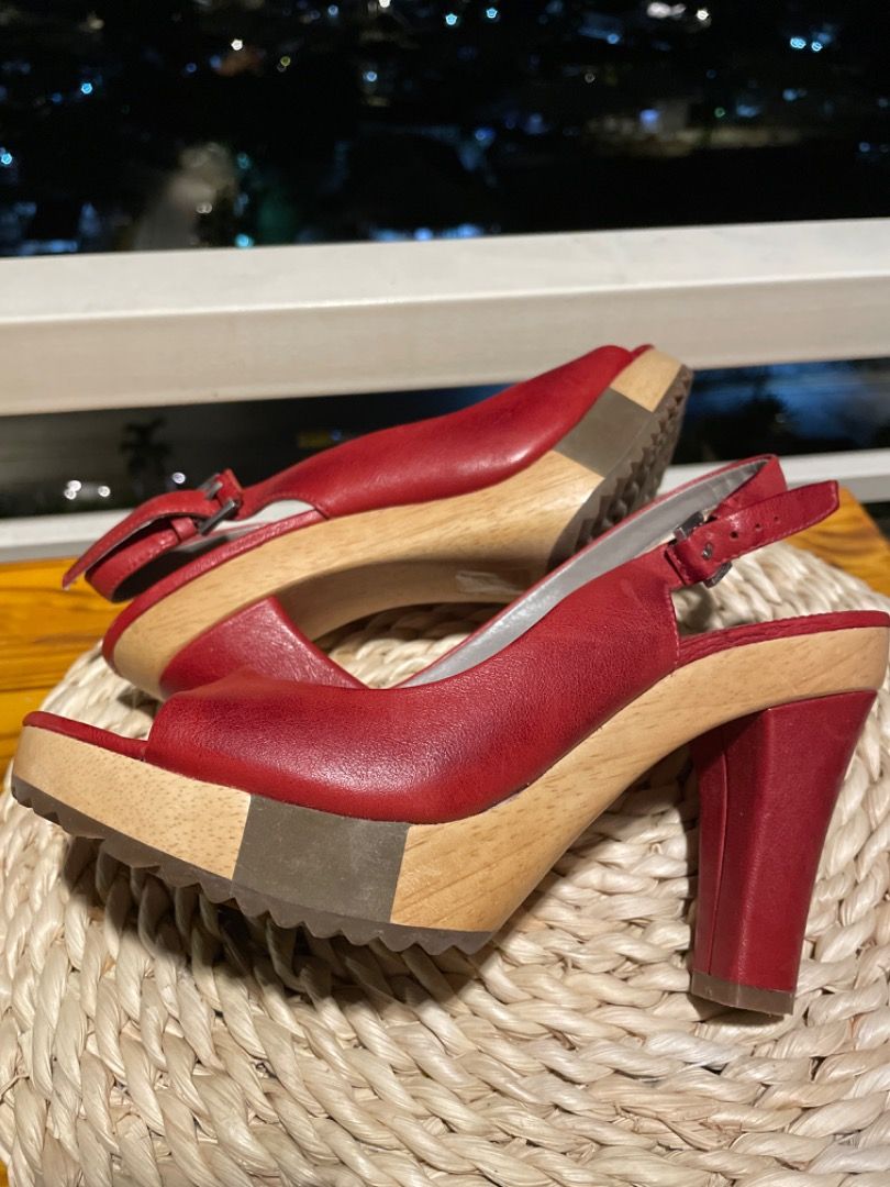 Authentic leather ecco high heels, Women's Fashion, Footwear, Heels on ...