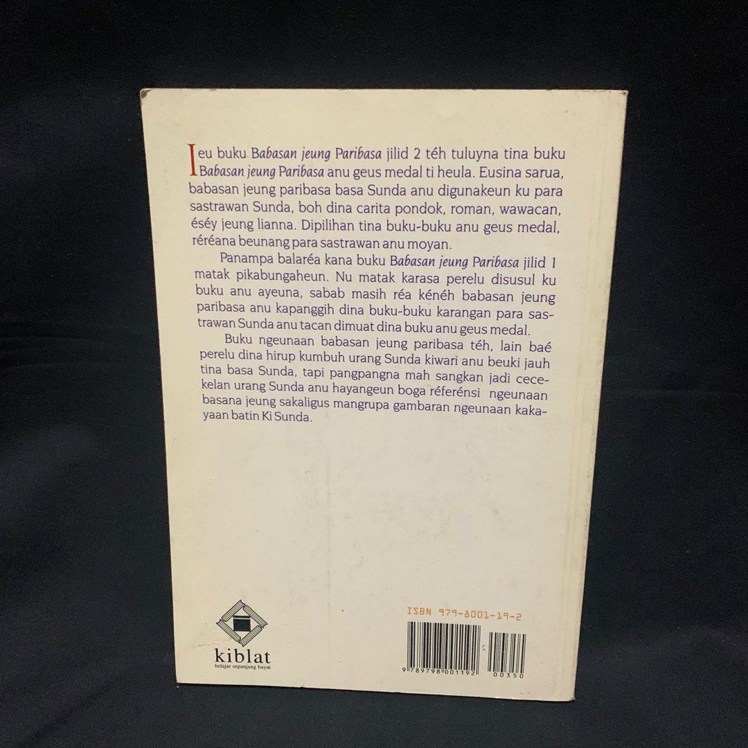 Babasan Dan Paribasa Kabeungharan Basa Sunda 2, Buku & Alat Tulis, Buku ... Babasan Dan Paribasa Kabeungharan Basa Sunda 2, Buku & Alat Tulis, Buku ...