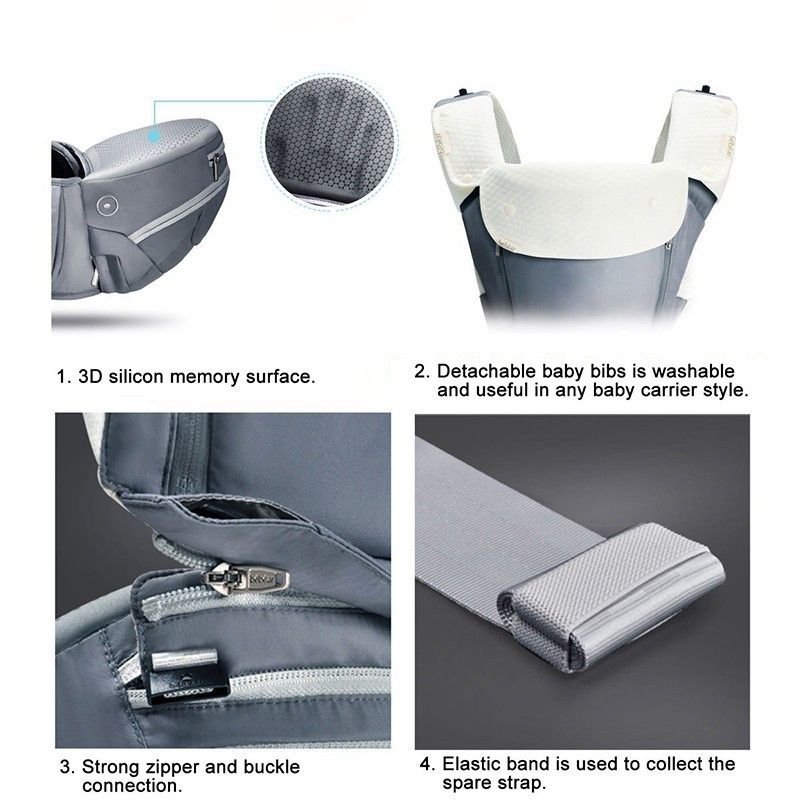 bébéar Baby Carrier with Seat, Babies & Kids, Going Out, Carriers ...