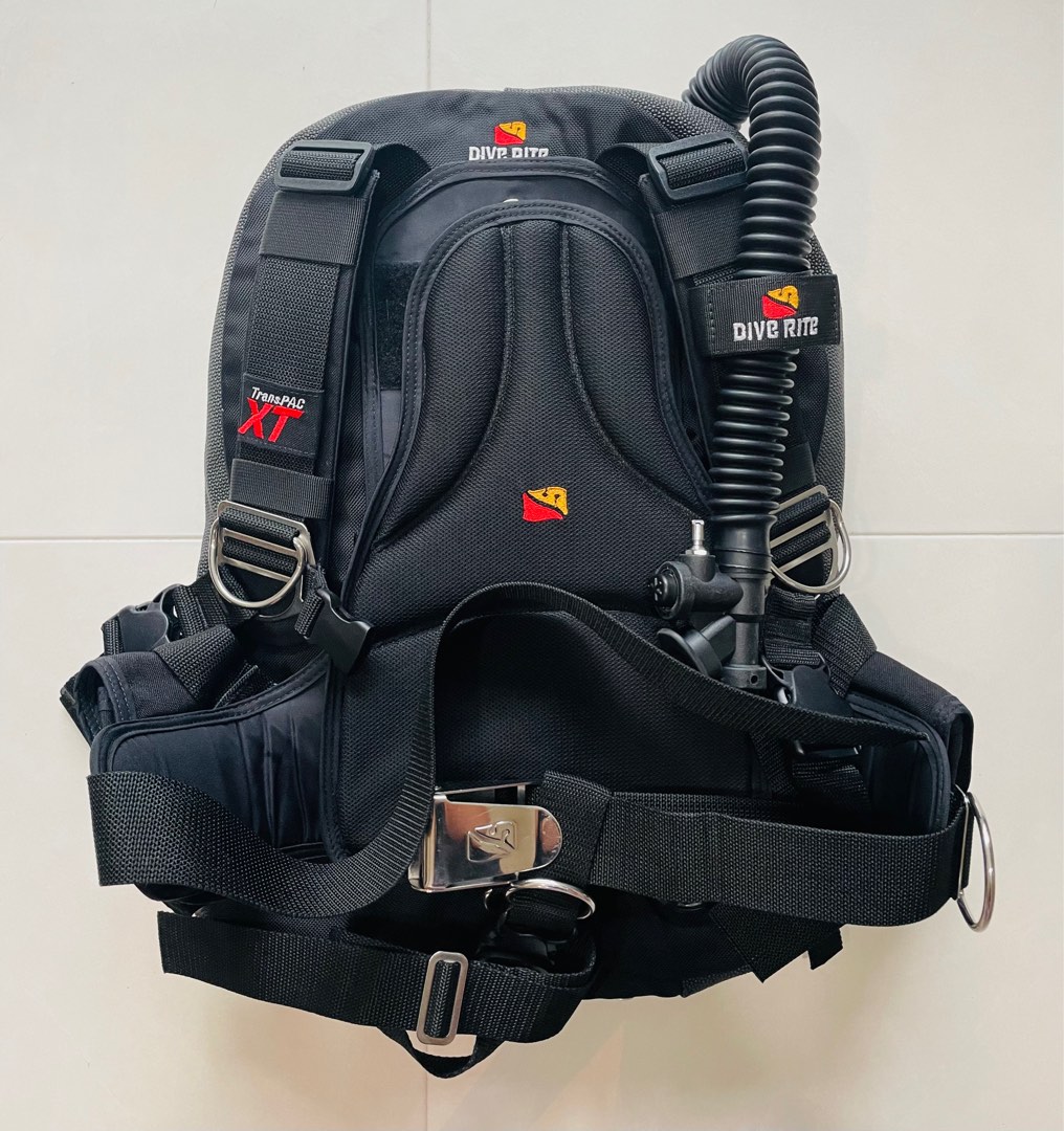 BCD: Dive Rite Transpac XT Harness + Dive Rite Travel XT Wing, Sports ...