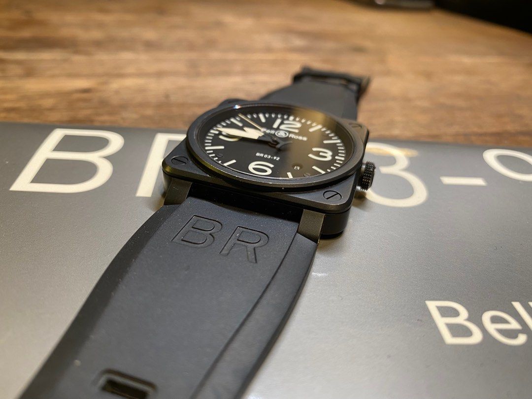 Bell & Ross BR03-92 Black Steel PVD, Luxury, Watches on Carousell