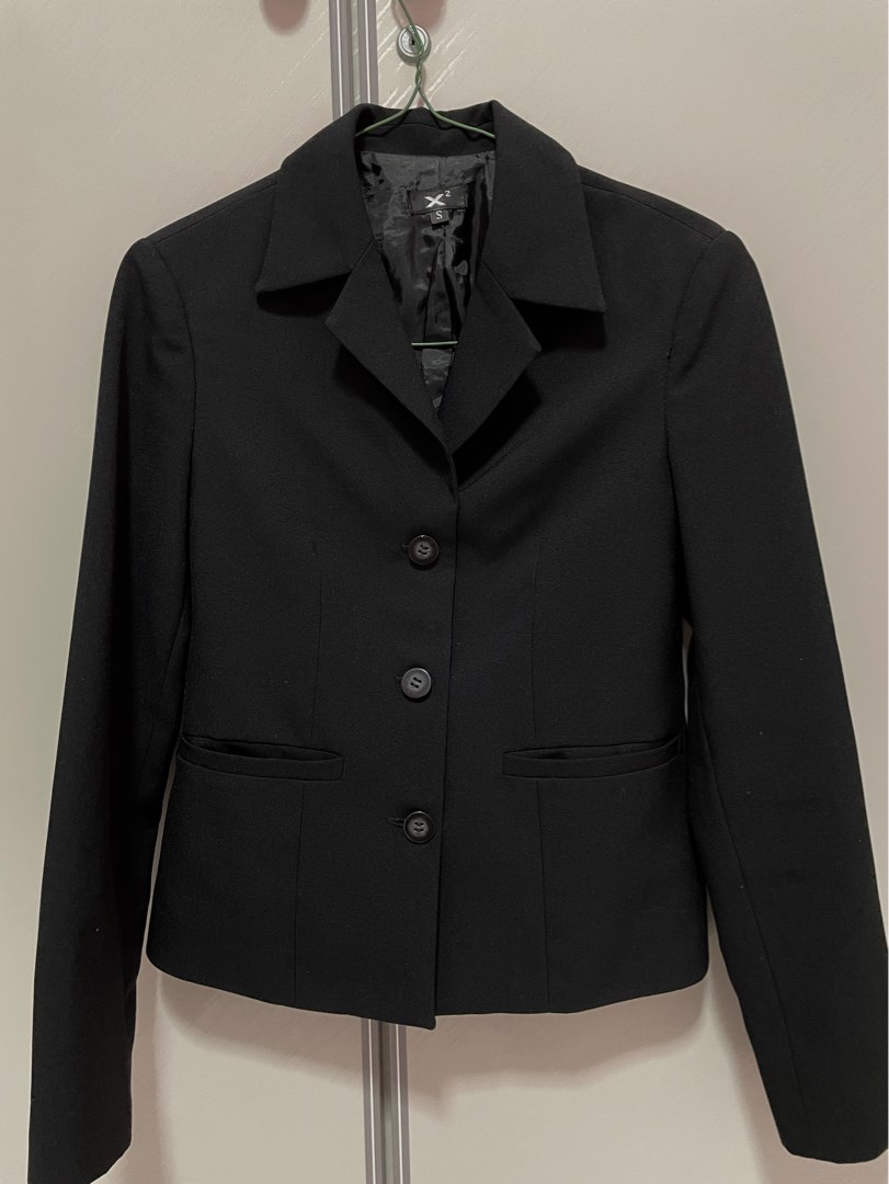 X2 black jacket, Women's Fashion, Coats, Jackets and Outerwear on Carousell