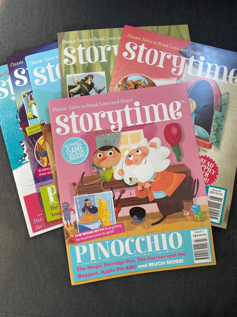 BN storytime issue 7-12 (all 6 books), Hobbies & Toys, Books ...