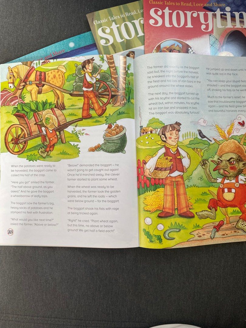BN storytime issue 7-12 (all 6 books), Hobbies & Toys, Books ...