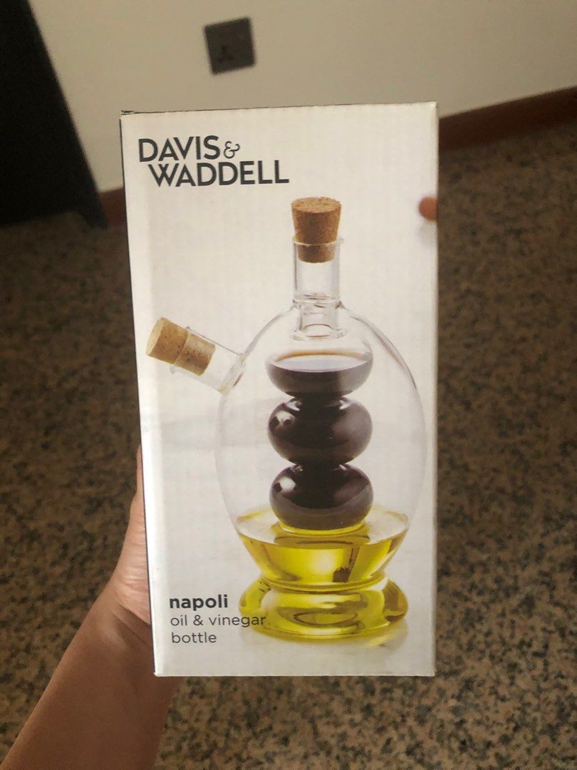(BNIB) Davis & Waddell Napoli Grape Oil & Vinegar Bottle, TV & Home ...