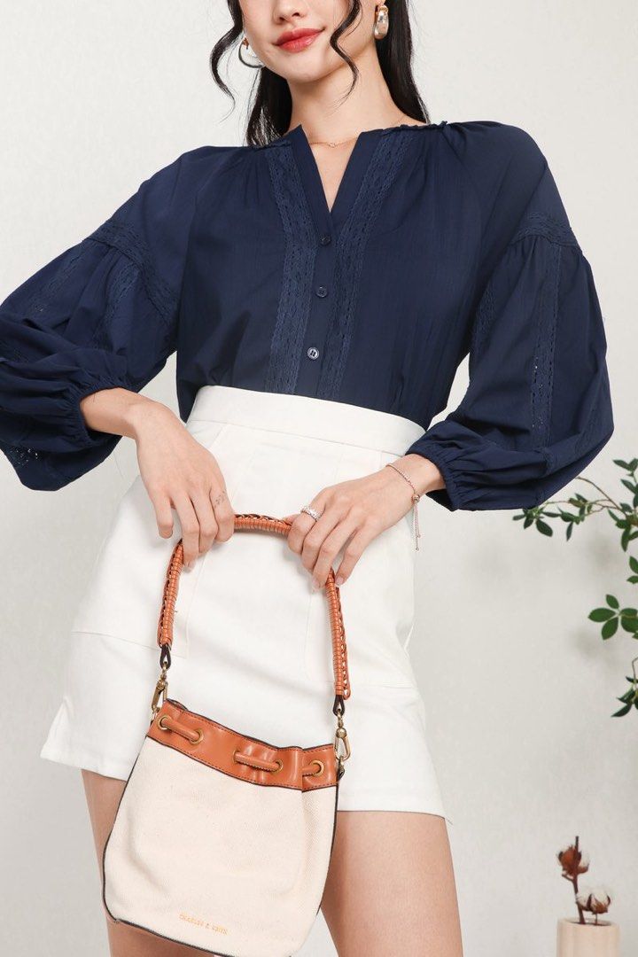 [BNWT] The Style Soiree Cindy Crochet Top, Women's Fashion, Tops ...