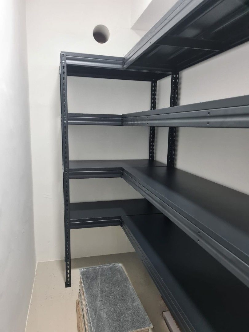 Boltless Rack, Storage Rack, Shelving Rack, L Shape Rack, Furniture ...