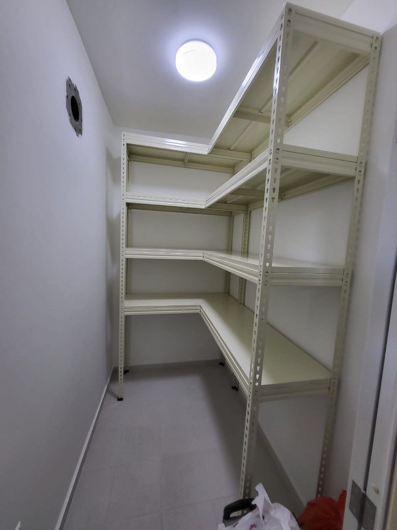 Boltless Rack, Storage Rack, Shelving Rack, L Shape Rack, Furniture ...