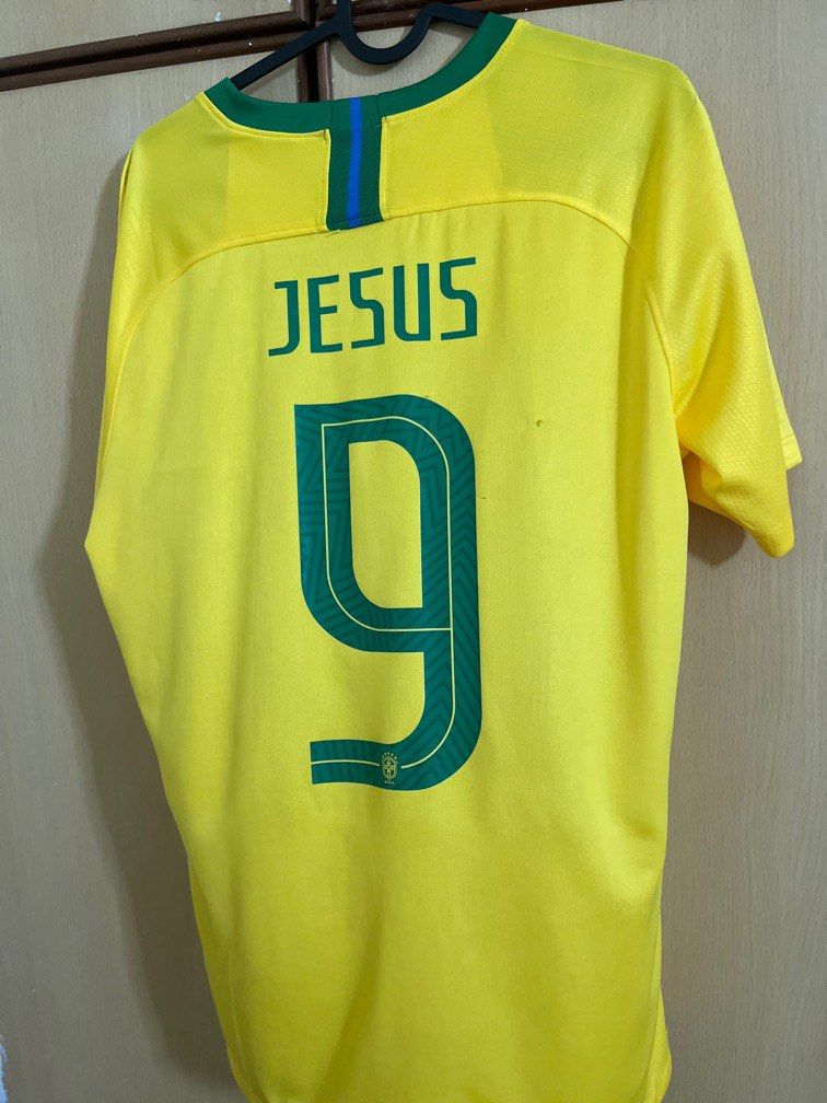 Brazil jersey( Jesus), Men's Fashion, Tops & Sets, Tshirts & Polo ...