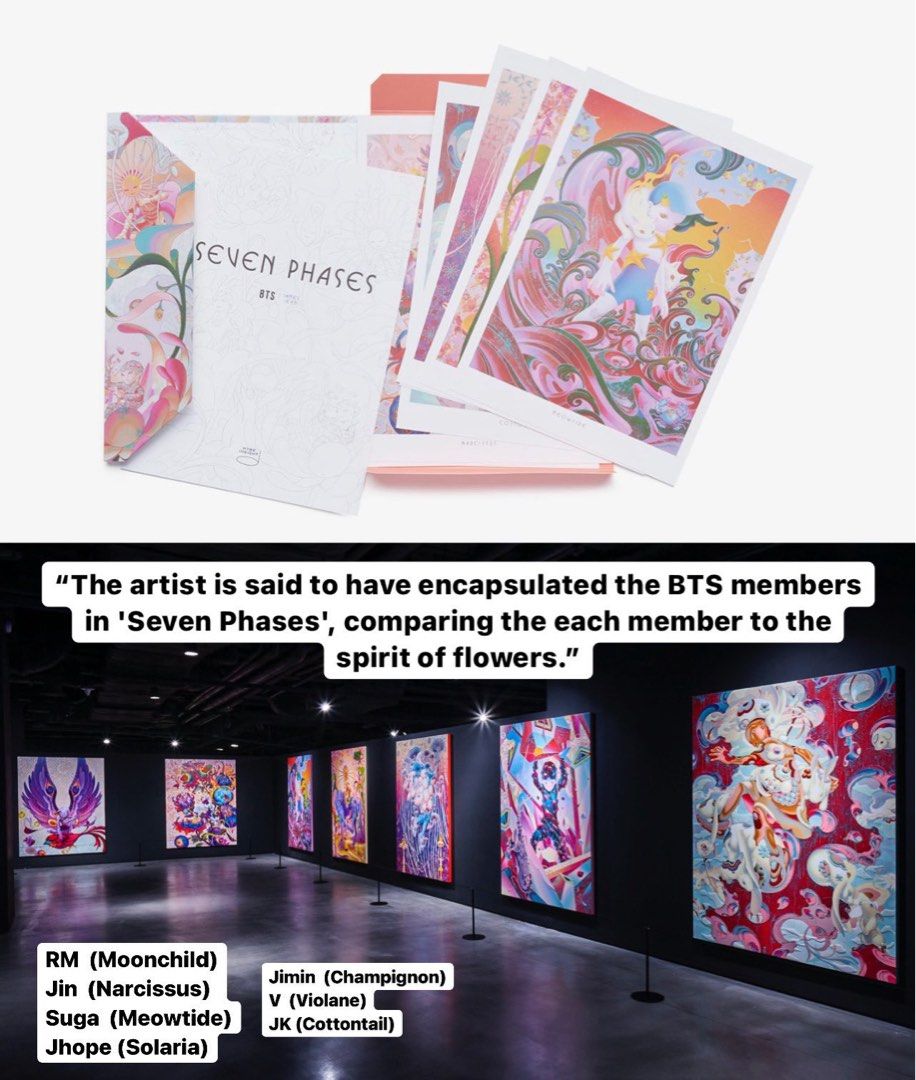 BTS x James Jean Seven Phases Poster Book sealed, Hobbies & Toys ...