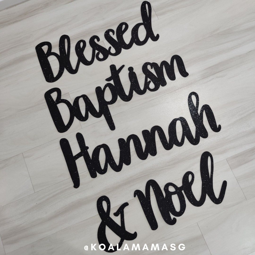 Calligraphy banner, Hobbies & Toys, Stationery & Craft, Handmade Craft ...