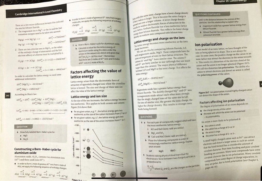 Cambridge ALEVEL Chemistry Course-book, Hobbies & Toys, Books ...