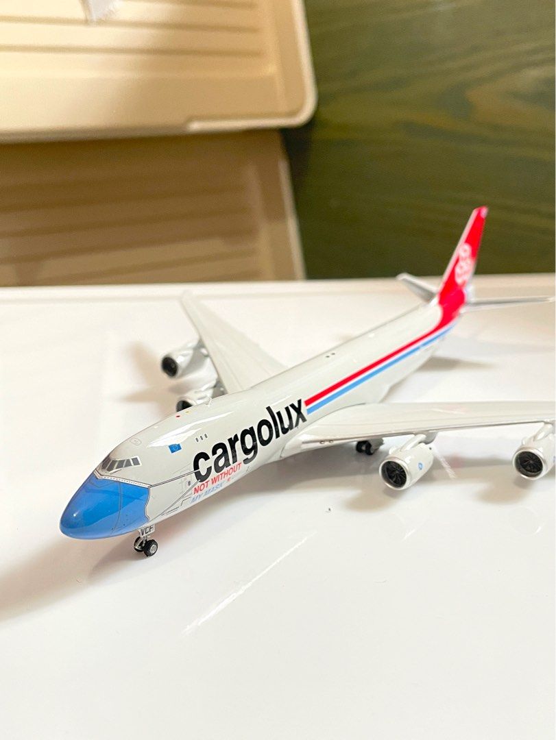 Cargolux 747-8F Special Mask livery plane model, Hobbies & Toys, Toys ...