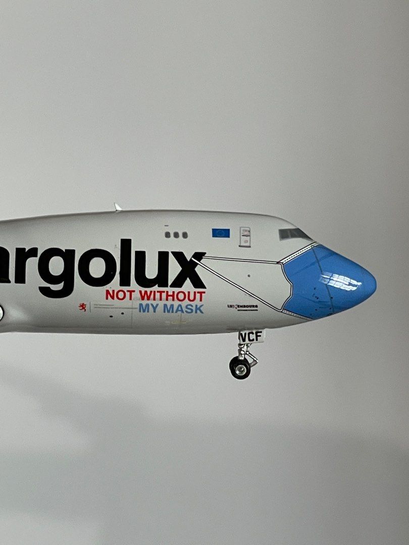 Cargolux 747-8F Special Mask livery plane model, Hobbies & Toys, Toys ...