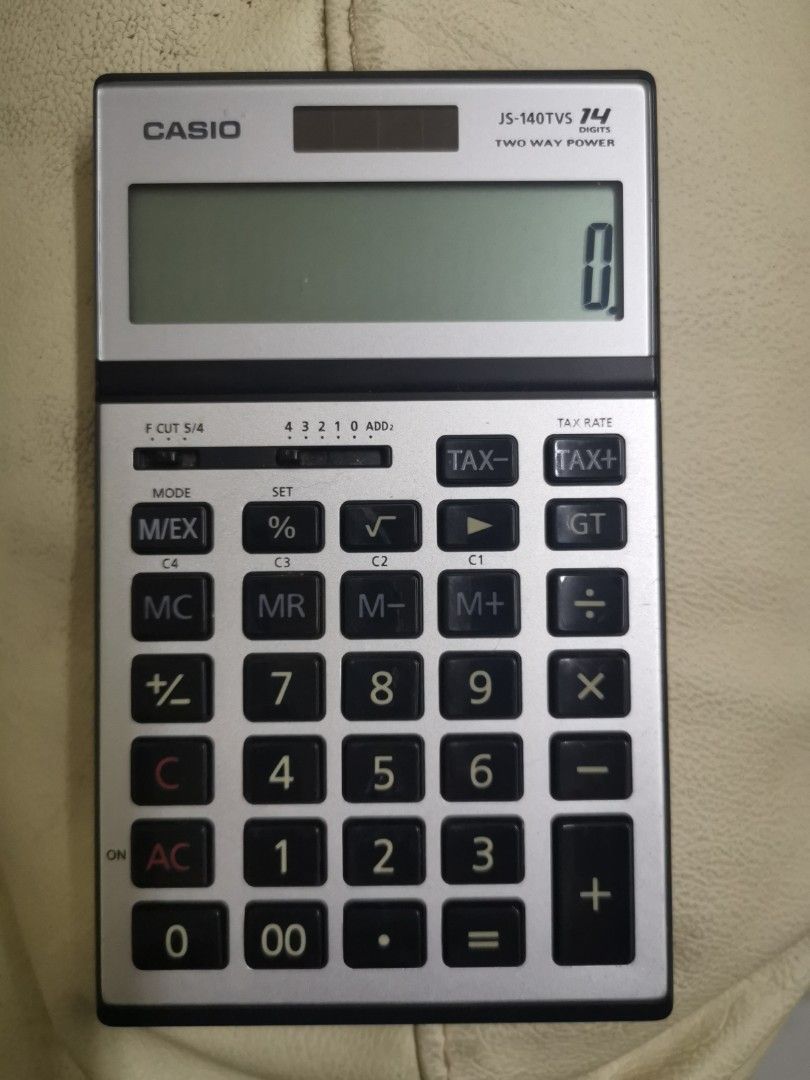 CASIO JS-140TVS, 電腦＆科技, 商務用科技產品 - Carousell