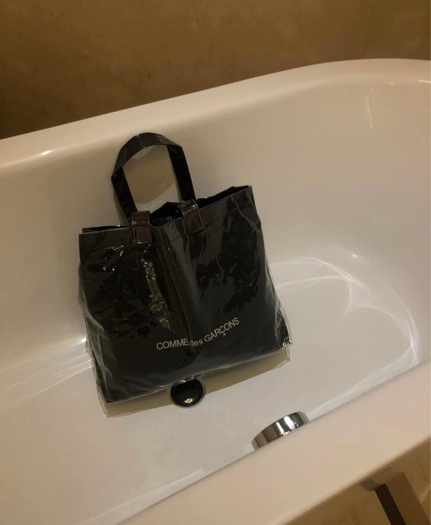 cdg commes des garcons black market pvc tote bag, Luxury, Bags ...