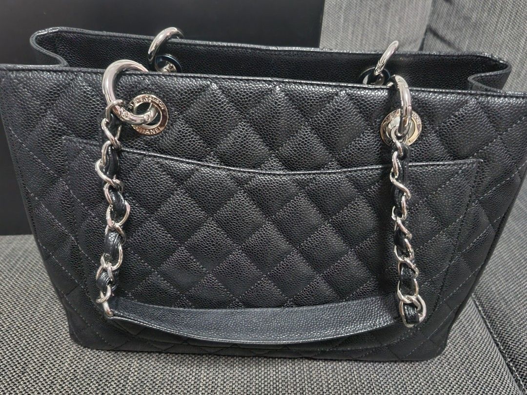 Chanel GST Black, Luxury, Bags & Wallets on Carousell