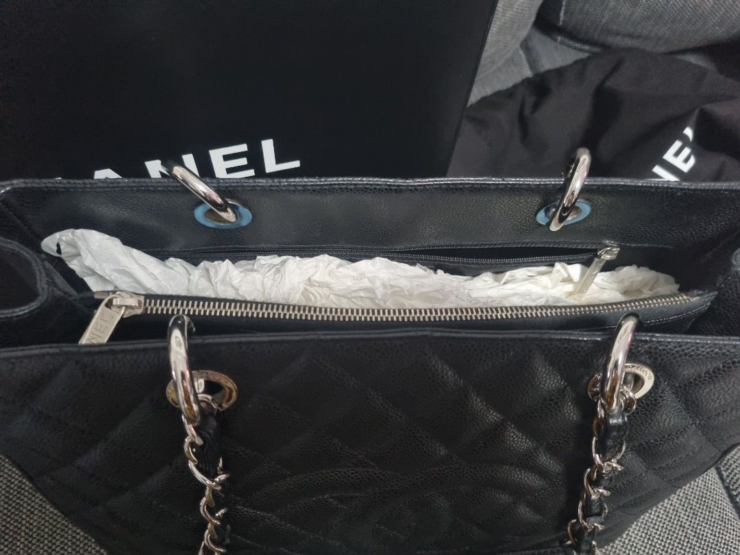 Chanel GST Black, Luxury, Bags & Wallets on Carousell