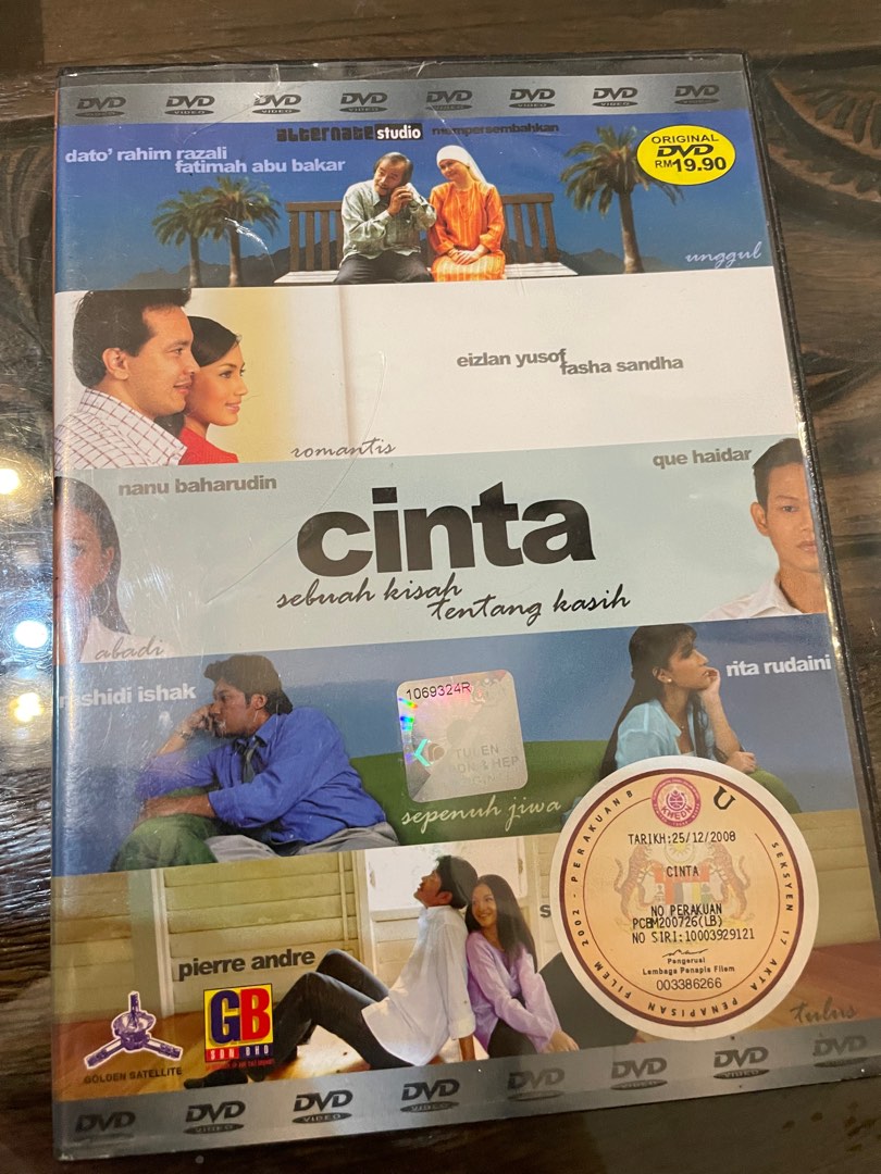 Cinta Movie DVD, Hobbies & Toys, Music & Media, CDs & DVDs on Carousell