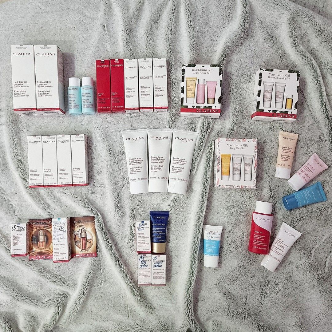 Clarins travel size and samples, Beauty & Personal Care, Bath & Body ...