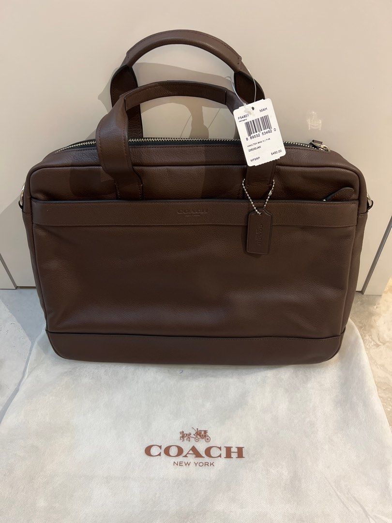 Coach document bag, Men's Fashion, Bags, Briefcases on Carousell