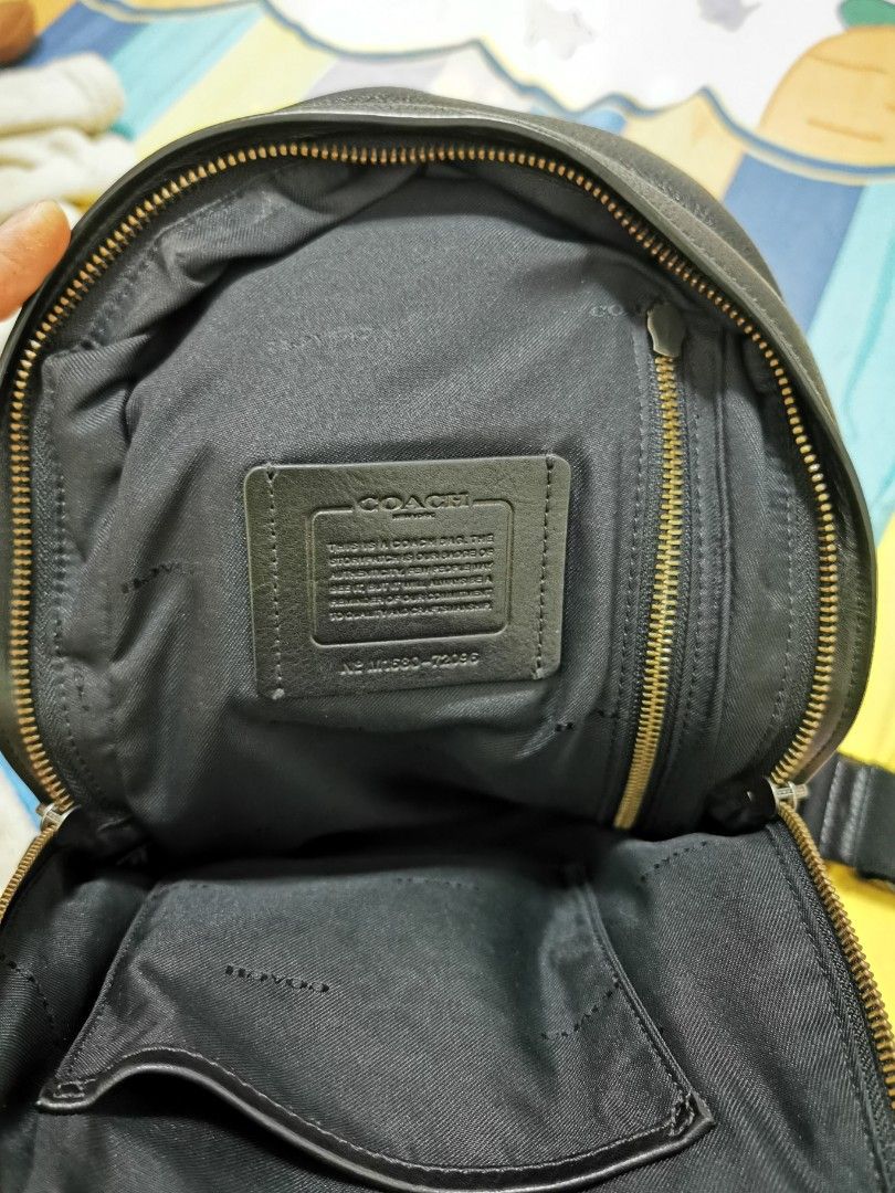 Coach Full Leather Sling Pack, Men's Fashion, Bags, Backpacks on Carousell