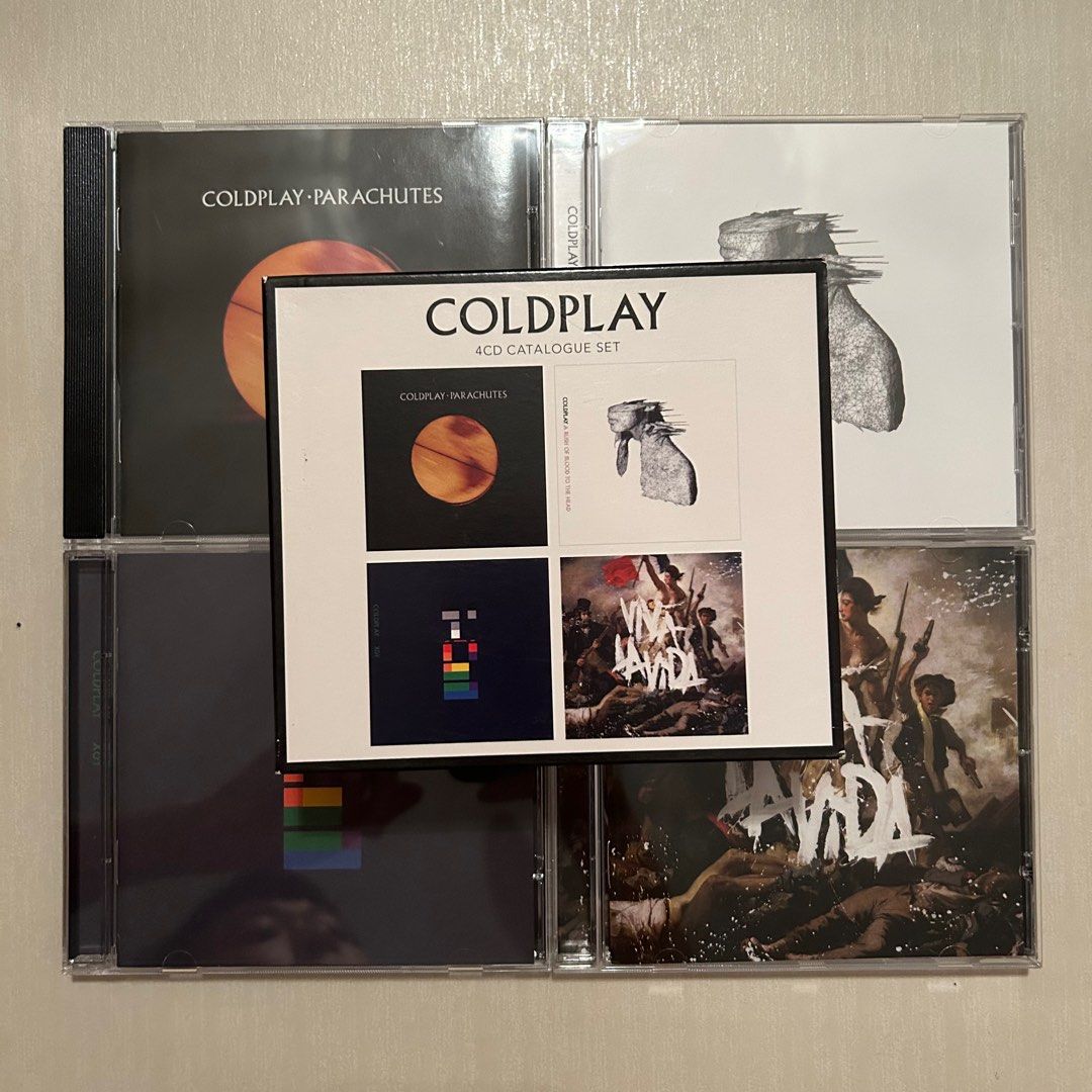 Coldplay 4CD set, 興趣及遊戲, 音樂樂器 & 配件, 音樂與媒體 - CD 及 DVD - Carousell