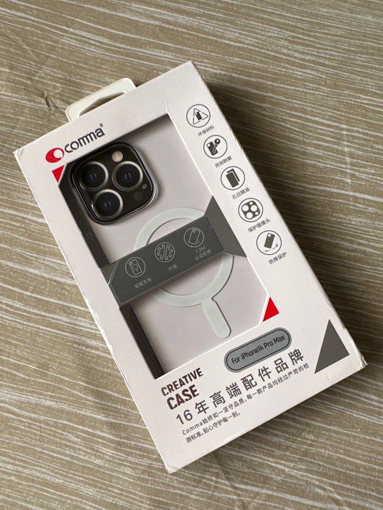 COMMA iPhone 14 Pro Max Clear Case with MagSafe, Mobile Phones ...